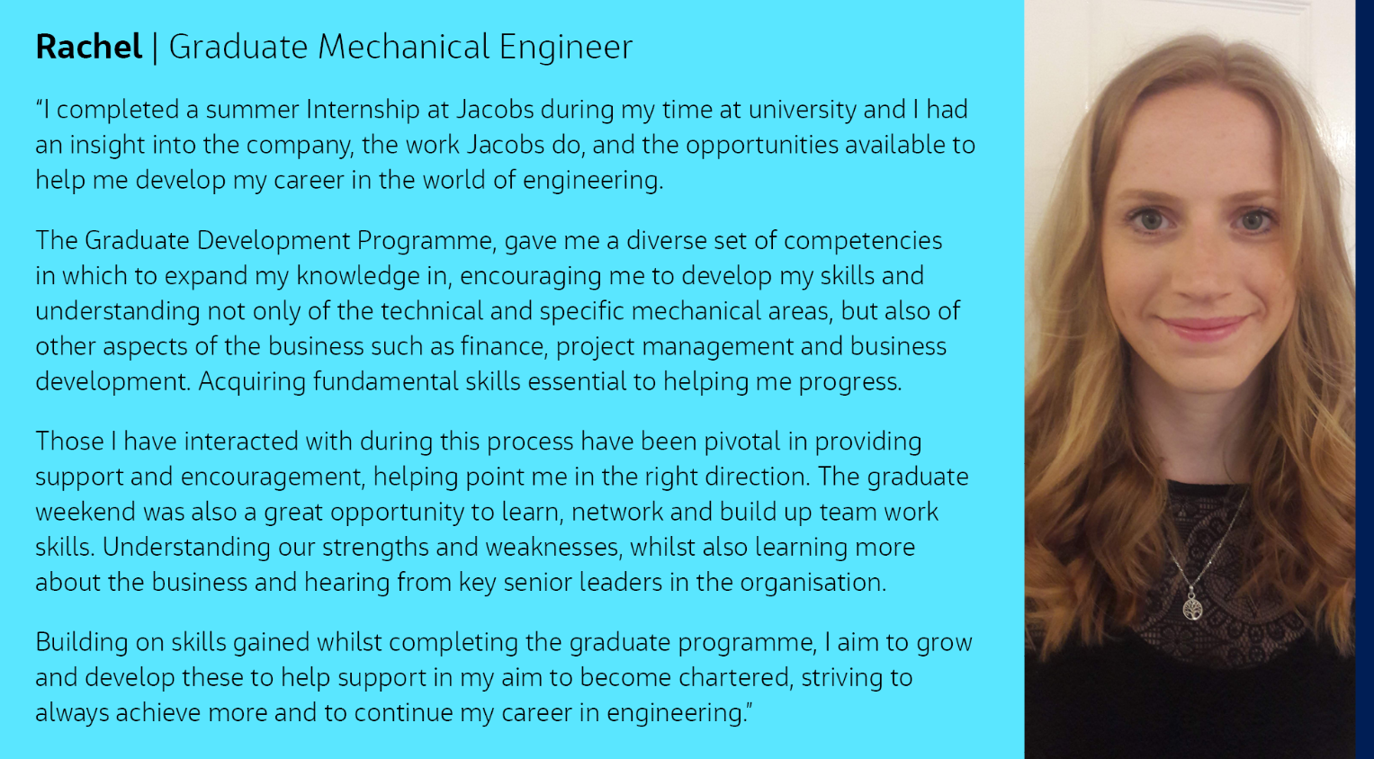 Jacobs Graduate Development Programme - VERCIDA